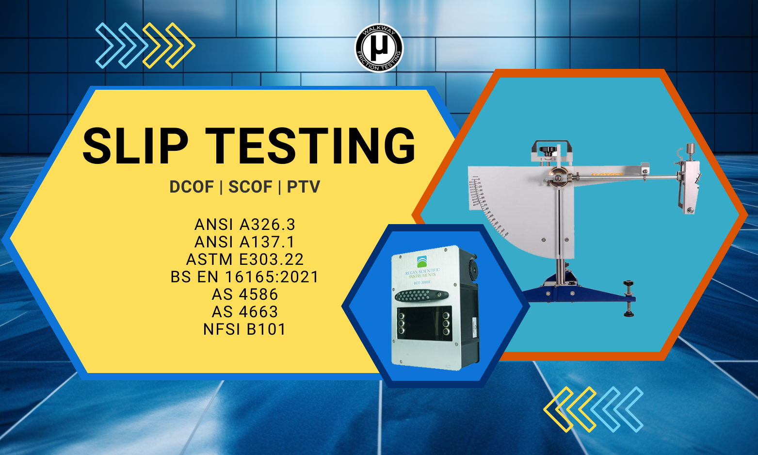 British Pendulum Slip Testing ASTM E303 | Slip and Fall Prevention